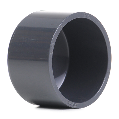 40mm Grey PVC End Cap Plain - Golden Coast Shop